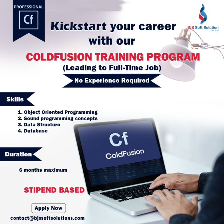 ColdFusion Training Program - BJS Soft Solutions